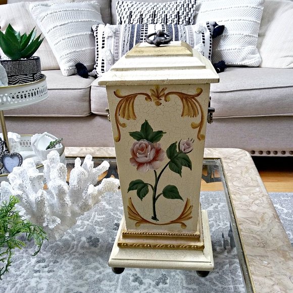 Unbranded | Accents | Vintage Inspired Solid Wood Decorative Covered ...